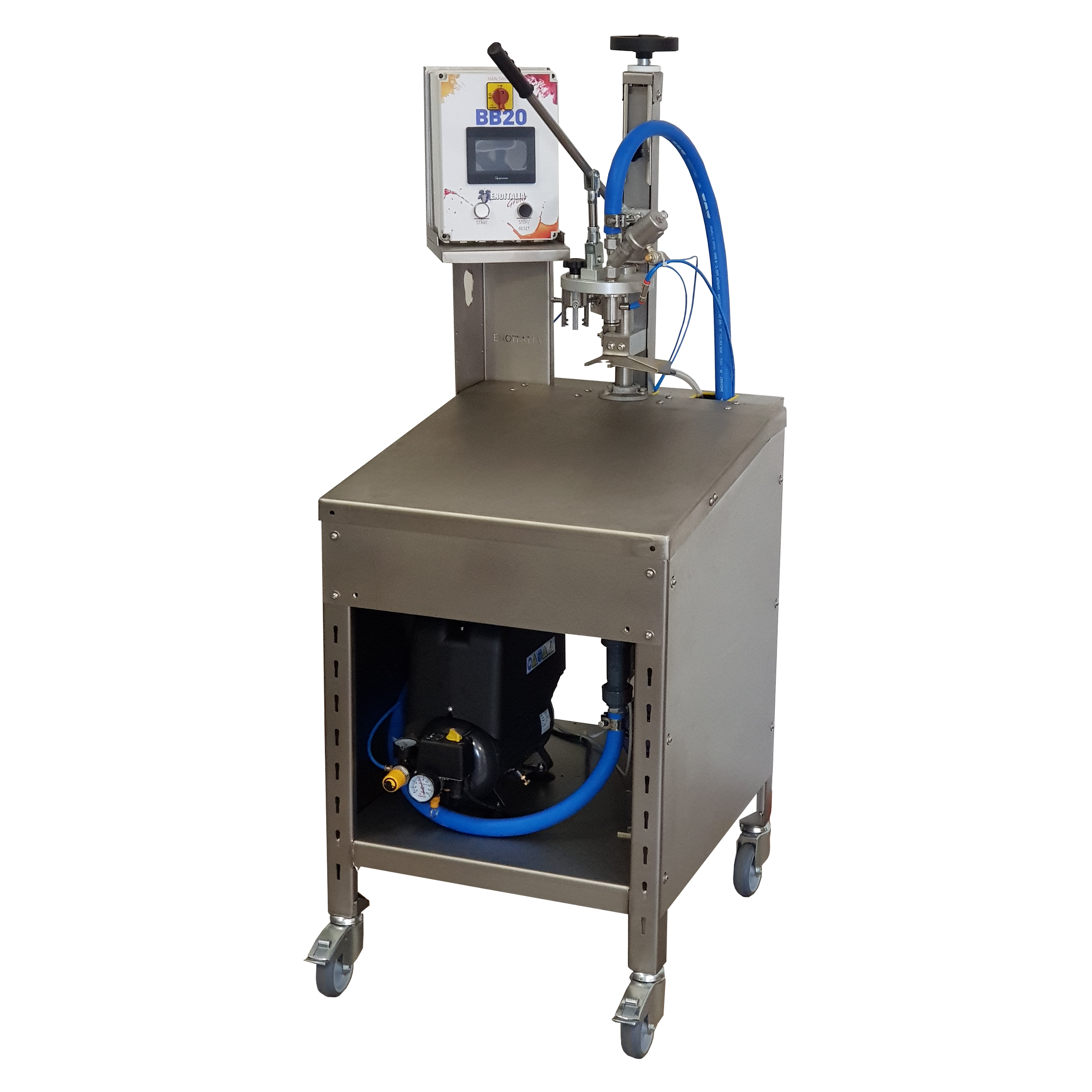 EnoItalia Bag In Box Filler | BB20 | Manual Valve Removal | Vacuum & N ...